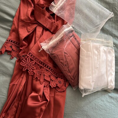 SET of 5 ROBES, Personalized Bridesmaid Robes, Bridesmaids Robes ...