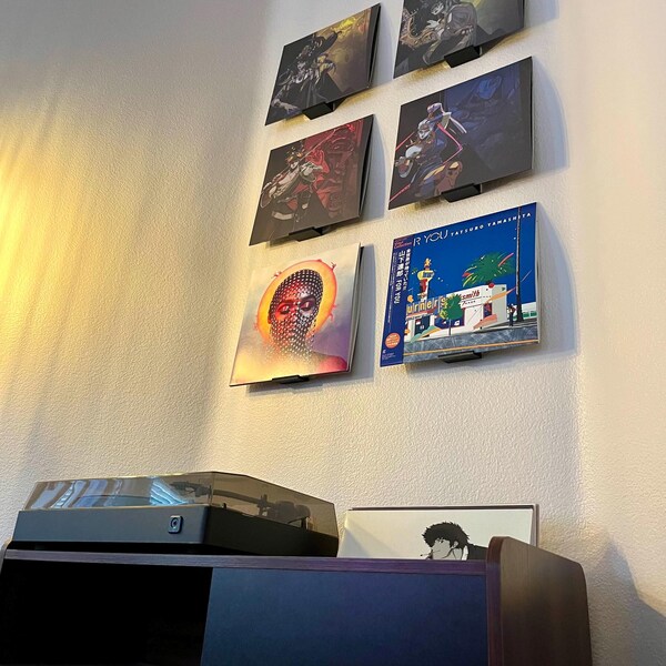 Vinyl Record Shelf | Album Wall Mount Display - Etsy
