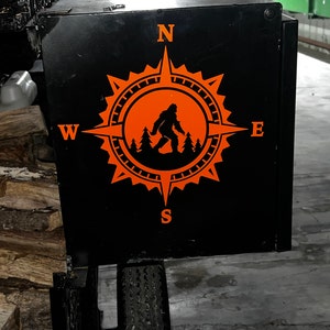 BIGFOOT Compass Vinyl Decal Sticker, Compass Rose, SASQUATCH Decal ...
