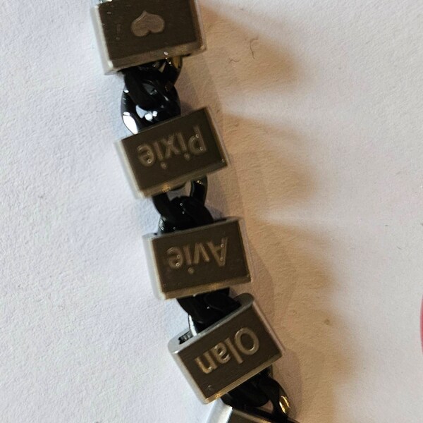Personalized Engraved Initials Bracelet for Men, Custom Men's Beaded ...