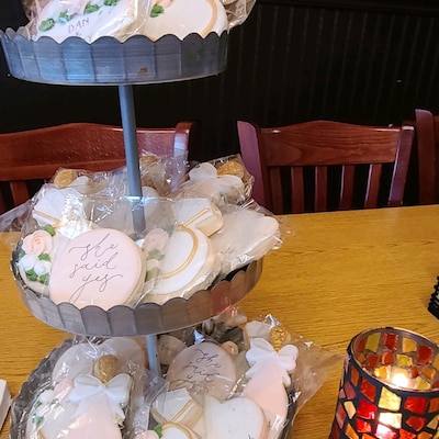 She Said Yes Engagement Cookies - Etsy