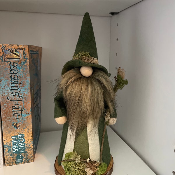 Woodland Wizard Gnome, Wizard Gnome, Pink Wizard, Gnome - Etsy