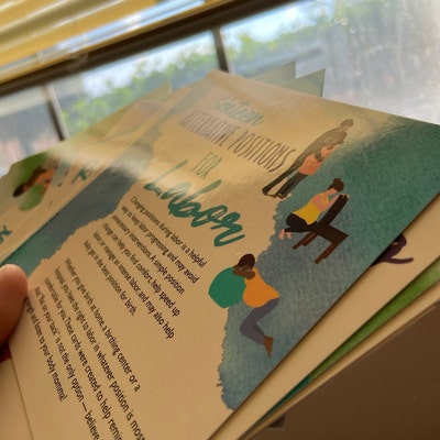 Childbirth Props, Labor and Delivery Positions 4 Page Printable PDF ...