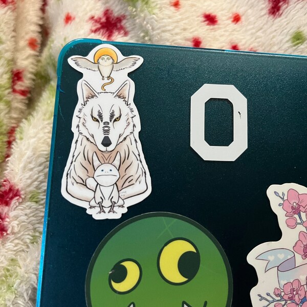 Loth Wolf Loth Cat Morai Vinyl Sticker - Waterproof/decal/glossy - Etsy