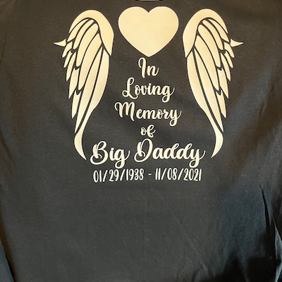 In Memory Angel Wings SVG, Memory Day Svg, Cut File, Cricut, Create ...