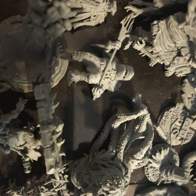 Bone Props throne, Bridge, Spikes, Trees, Cage, Captured Skeletons ...