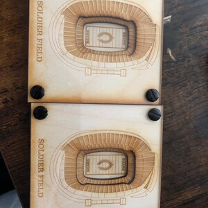 Razorback Stadium Layered Coaster set of 2 3D Wood Coaster - Etsy