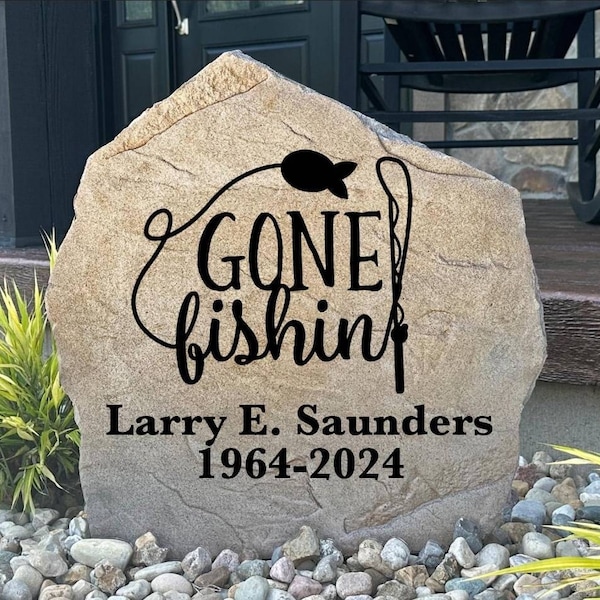 Personalized Monogram Name Rock - Engraved Stone - Personalized ...