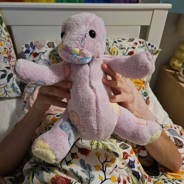 Adorable Fluffy Dinosaur DIY Pattern, Written Instructions (digital ...