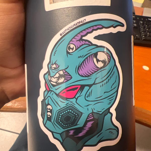 Vash the Stampede Glossy Vinyl Sticker, Water Bottle, Laptop, Phone ...