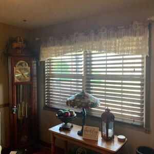 Custom Long Lace Curtain Backdrop Wedding Banner Valance - Etsy