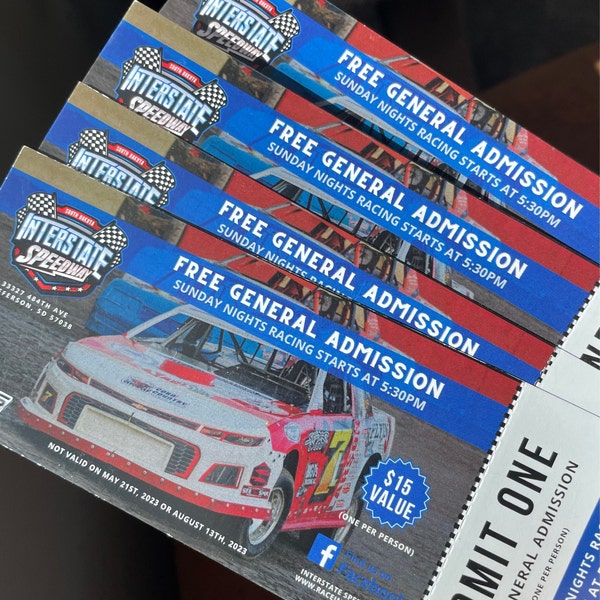 Event Tickets - Design & Print Full Color - Marketing - Promotional ...