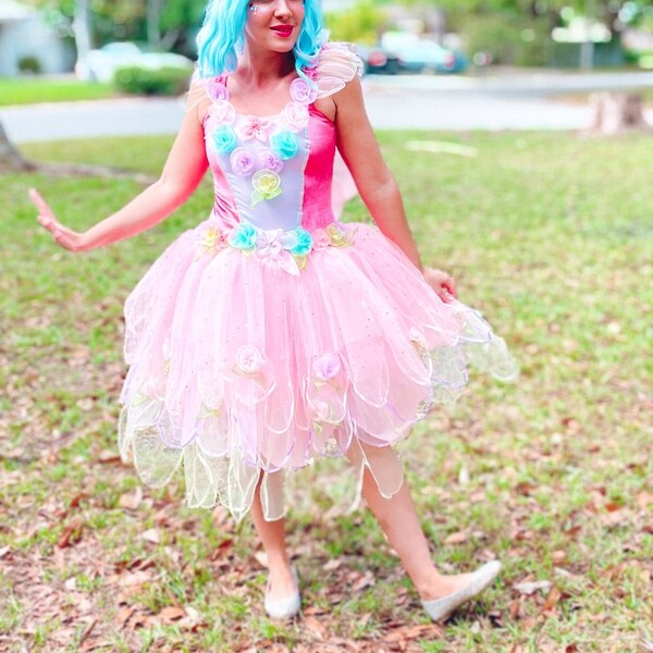 Fairy Dress Adult Size Lycra Fairy Costume Adult Plus Size Fairy ...