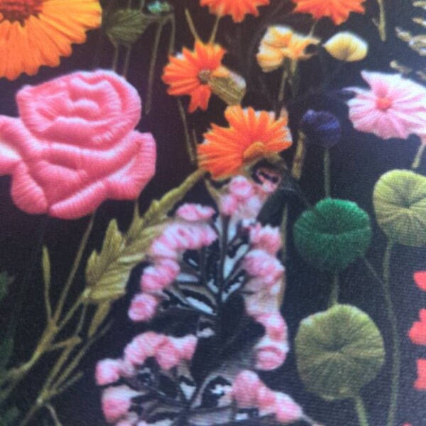 Embroidered Wildflowers Laptop Sleeve Red Poppy Laptop Case Floral iPad ...