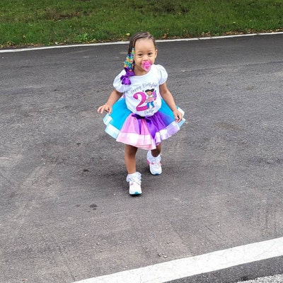 Giraffe Tutu Set, Giraffe Outfit, Kid's Birthday Tutu With Name, Brown ...