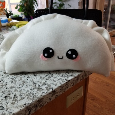 Kawaii Dumpling Plush, Big 1116, Cute Food Pillow, Bao, Perogies, Play ...