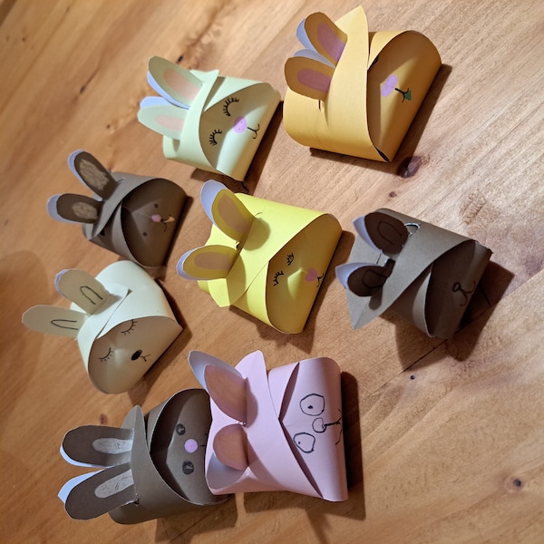 Easter Bunny Box Template SVG, Gift Box SVG, Party Favor, Box Template ...