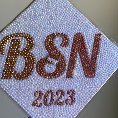 CUSTOM Barbie Jeweled Graduation Cap Topper College Graduation High ...