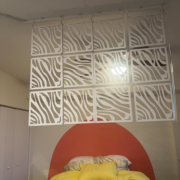 Suspended Room Divider, Room Divider Panels, Hanging Dividing Wall ...