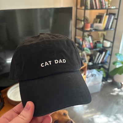 Hatphile Pre-washed Soft Cat Embroidery Ball Cap Perfect Gift for Cat ...