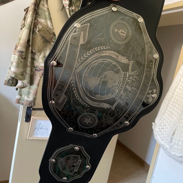 World Champ - Championship Belt - Etsy