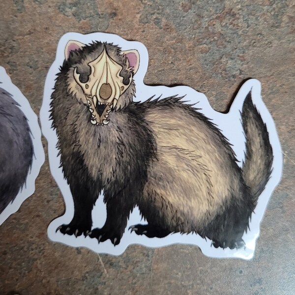 Boney Babies - Cute Animal Skull Vulture Culture Matte Stickers Choice ...