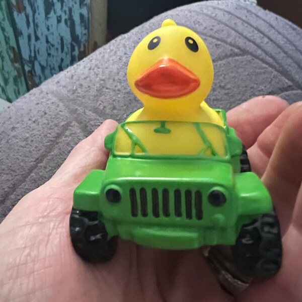 New Colors!! Rubber Duck Driver in White 4x4. Happiness is Being Ducked ...