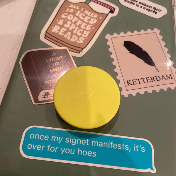 If Riders Could Text Signet Sticker Inspired by Fourth Wing Iron Flame ...