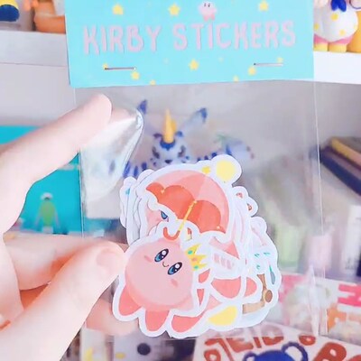 Kirby Sticker Pack Original Fanart Videogame - Etsy