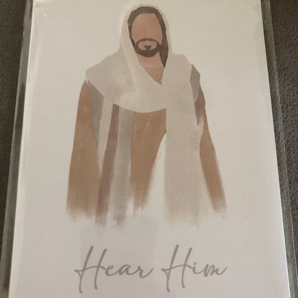 Jesus the Christ hear Him, Paper Print, Picture of Jesus, Jesus ...