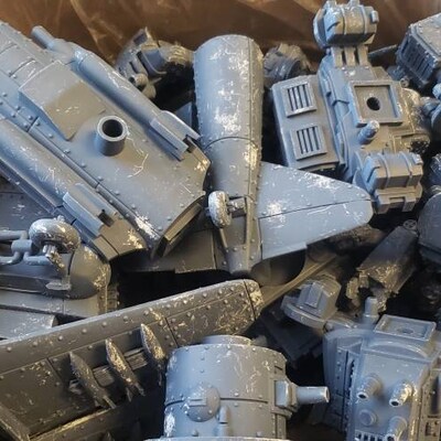 WW2 British MK Sentinel Mech Resin 3D Printed Miniature Kyoushuneko - Etsy