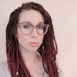 Curls Crochet Synthetic Dreads mermaid Wavy Locks Blonde Blue Dark Blue ...