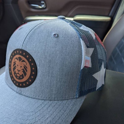 Oil Field Leather Patch Hat Featuring the Oil Derrick and Pump Jack ...