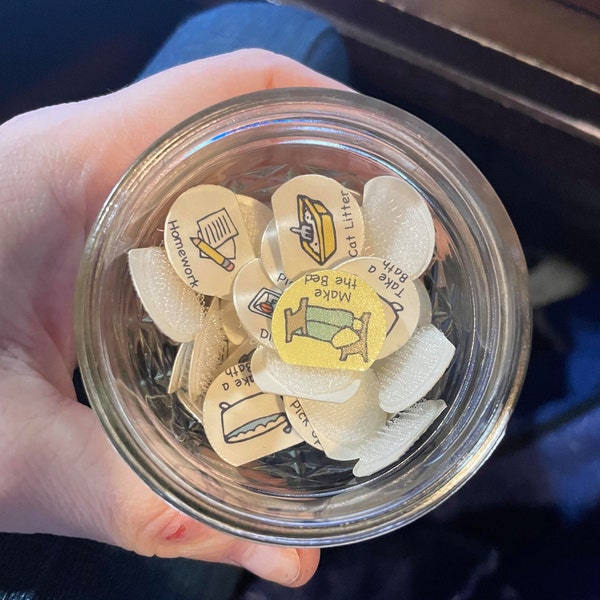 Kids Chores Icons Set - Daily Tasks, Organizer Clipart, Chore Chart ...