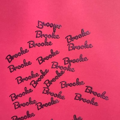 Custom Name Confetti, Personalized Confetti, Personalized Word Confetti ...