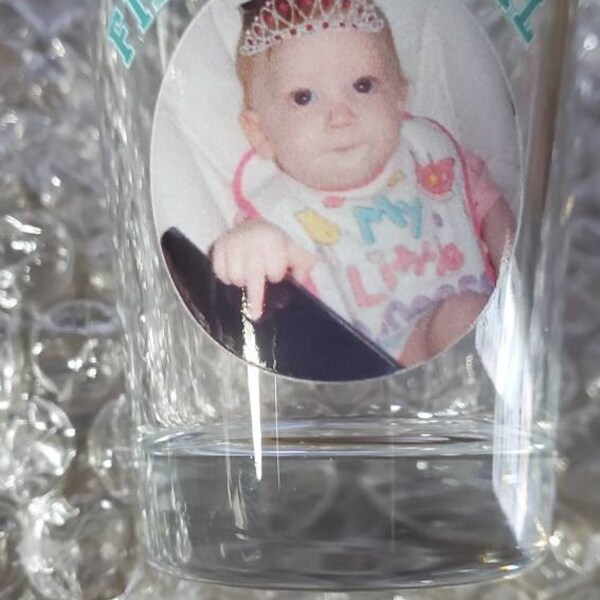 Graduation Shot Glass, Grad Drinking Gift, Photo Shot Glass, Custom ...