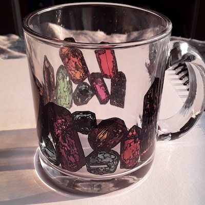 Rose June Birth Flower Glass Iced Coffee Glassware 21st - Etsy