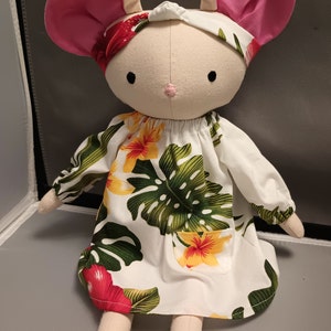 Mouse Sewing Pattern PDF make a Cloth Mouse Doll / Stuffed Animal Toy ...