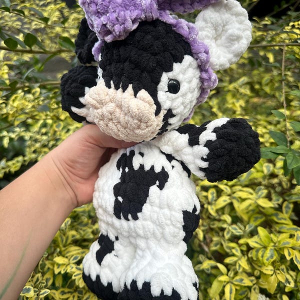 Charlie the Calf Crochet Pattern No Sew Low Sew Crochet Amigurumi ...