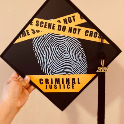 Grad Cap Topper Criminal Justice , Graduation Cap Decorations by Tassel ...