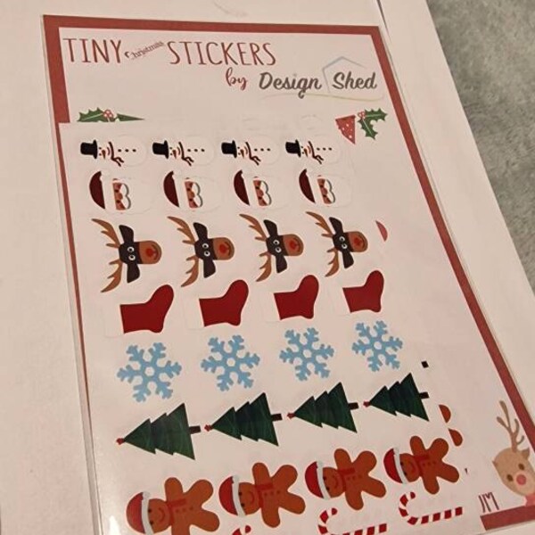 Tiny Christmas Stickers | Stickers for Christmas Packaging | Small ...