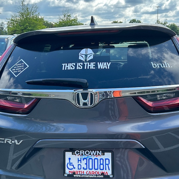 Bruh Sticker / Bruh Decal / Funny Decal / Funny Sticker / Car Decal ...