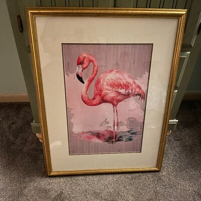 Antique Botanical Print Vintage Flower Painting Rustic Farmhouse Decor ...