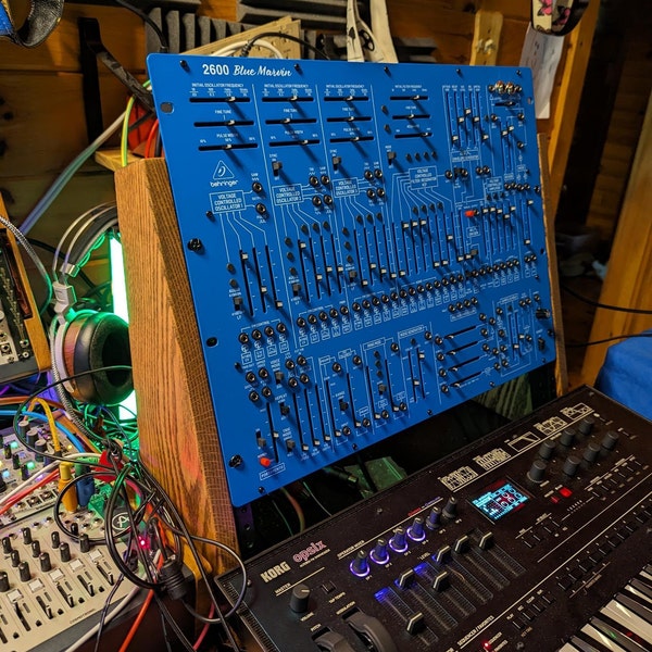 Behringer 2600 Stand / 8u Desktop Synth Rack / Solid Oak Stand for ...