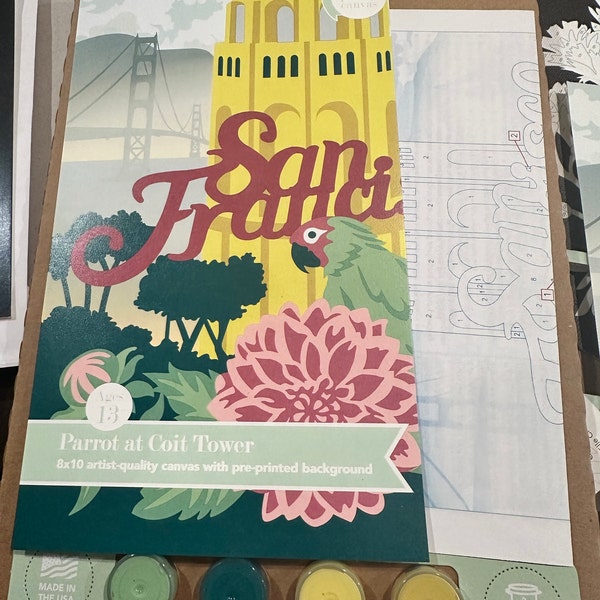 Oleander Hawk Moth Paint-by-number Kit - Etsy