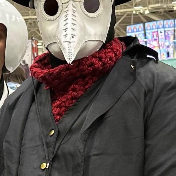 Schnabel Plague Doctor Mask in Leather - Etsy