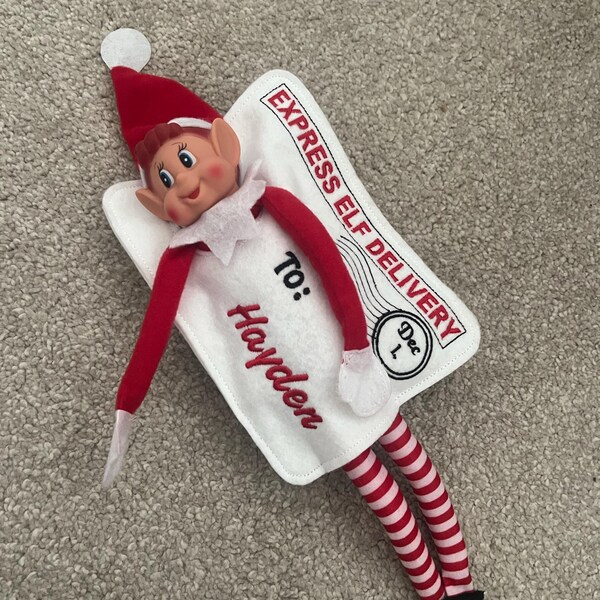 Personalised Elf Arrival Envelope or Elf Return: NORTH POLE Envelope ...