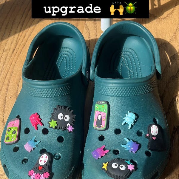 Deluxe Metal Dog Shoe Charm for Rubber Clogs Yorkie, Pomeranian, Bichon ...