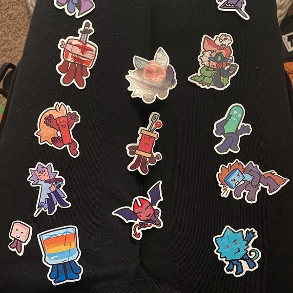 Objectified Comic Stickers [simple Collection] - Etsy