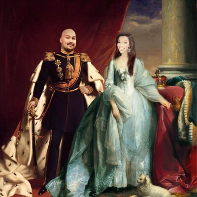 Custom Historical/royal/regal Human Portrait From Photo, Birthday Gift ...